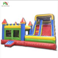 China Wholesale Inflatable Castle With Water Slide Dry And Wet Combo Custom Inflatable Bounce House for sale