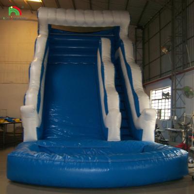 China Amusement Park Inflatable Slide For The Pool Inflatable Bouncer Water Slide With Blower for sale