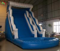 China Amusement Park Inflatable Slide For The Pool Inflatable Bouncer Water Slide With Blower for sale