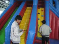 China Double Lanes Accommodate Many People Small Or Big Full Size Jumbo Water Slide Inflatable Bounce for sale