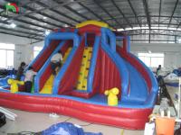 China Double Lanes Accommodate Many People Small Or Big Full Size Jumbo Water Slide Inflatable Bounce for sale