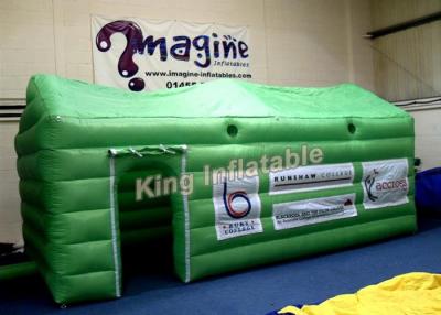 China Small Green PVC Inflatable Event Tent  / Exhibition Inflatable Cube Tent for sale