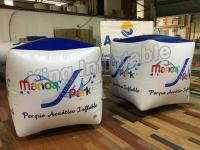 China White And Blue  Floating Inflatable PVC Duckweed Water Toy With CE Certificate for sale