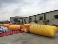 China PVC Inflatable Water Parks / Inflatable Water Trampoline And Slide For Family for sale