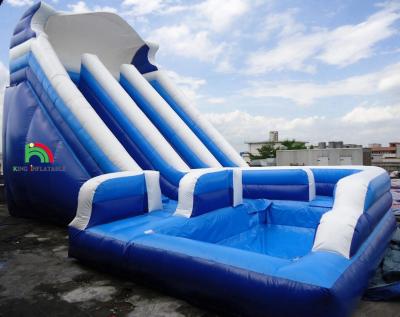 China High Quality Curve Double Lane Blow up Kids Inflatable Water Slide for sale