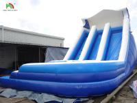 China High Quality Curve Double Lane Blow up Kids Inflatable Water Slide for sale