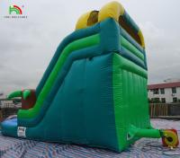 China Cheap Price Commercial Grade PVC Inflatable Water Slides with Pool for sale
