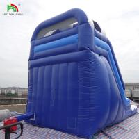 China Commercial Giant Water Slide Inflatable Kids Outdoor Inflatable Water Slide with Pool for sale