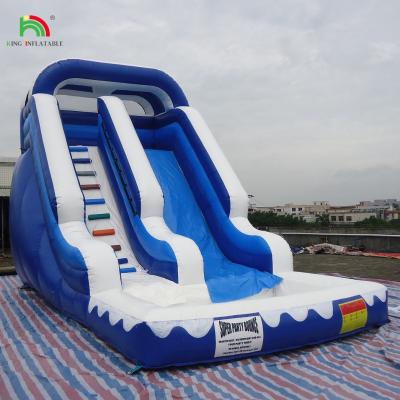 China Commercial Giant Water Slide Inflatable Kids Outdoor Inflatable Water Slide with Pool for sale