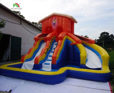China Factory Price Double Slide Inflatable Water Slide Commercial Waterslide for sale