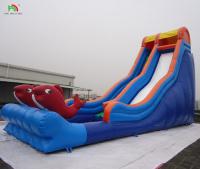 China Amusement Park Top Quality Inflatable Wave Water Wet Slide for Rental Business for sale