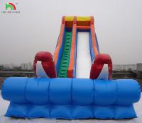 China Amusement Park Top Quality Inflatable Wave Water Wet Slide for Rental Business for sale