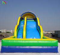 China Commercial  Inflatable Bounce House with Water Slide Kids' Jumping Castle for sale