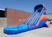 China 20 Feet Huge Inflatable Water Slide With Constant Blowing System for sale