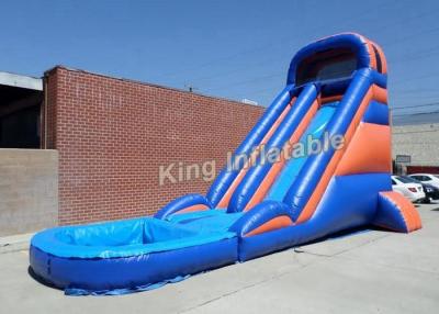China 20 Feet Huge Inflatable Water Slide With Constant Blowing System for sale