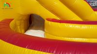 China Inflatable Water Pool Red Closed Double Slides Children Bounce House Commercial Water Closed Slide Swimming Pool for sale