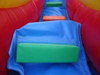 China Inflatable Water Pool Red Closed Double Slides Children Bounce House Commercial Water Closed Slide Swimming Pool for sale