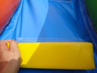 China Inflatable Water Pool Red Closed Double Slides Children Bounce House Commercial Water Closed Slide Swimming Pool for sale