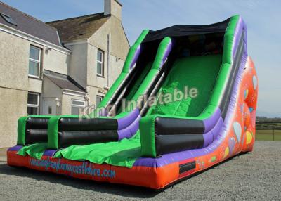 China Commercial PVC Celebration Inflatable Dry Slide 26*16*18 Feet With CE Blowers for sale