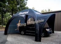 China Durable Attractive Small Black Inflatable Event Tent for Car Parking for sale