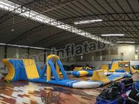 China Giant Inflatable Water Parks , Inflatable Aqua Park Equipment  For Adults And Kids for sale