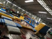China Giant Inflatable Water Parks , Inflatable Aqua Park Equipment  For Adults And Kids for sale