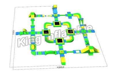 China Funny Large PVC Inflatable Amusement Park Games For Open Water Entertainment for sale