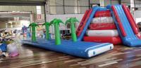 China Crazy Fun Seal Welding Commercial Inflatable Water Parks With Air Pump And Repair Kit for sale