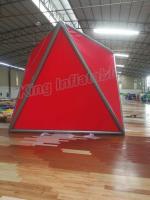 China PVC Grey / Red Inflatable Sailing Water Toy Water Park Usage For Adults And Kids for sale