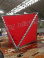 China PVC Grey / Red Inflatable Sailing Water Toy Water Park Usage For Adults And Kids for sale