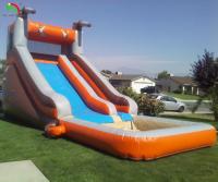 China High Quality Cheap Inflatable Water Slide With Water Pool Water Slides Inflatable For Kids And Adults for sale