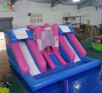 China Hot Sale Inflatable Water Slide Double Lane Inflatable Water Slide with Detachable Pool for Sale for sale
