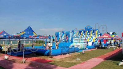 China Backyard Big Amazing Inflatable Water Parks Kid And Adult Outdoor Games for sale