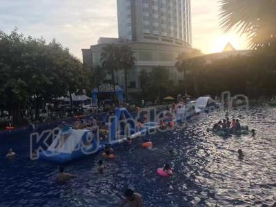 China Commercial Grade Kids Blow Up Water Park , Giant Inflatable Water Sports for sale