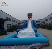 China Water Park Slides Funny Aqua Park Water Games New Design Aquatic Play Equipment Inflatable Long Water Slide for sale