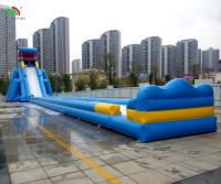 China Water Park Slides Funny Aqua Park Water Games New Design Aquatic Play Equipment Inflatable Long Water Slide for sale