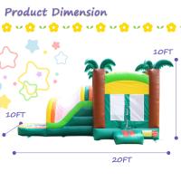 China High Quality Inflatable Bouncer Combo Jumping Castle With Pool & Inflatable Water Slide for sale
