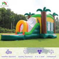 China High Quality Inflatable Bouncer Combo Jumping Castle With Pool & Inflatable Water Slide for sale