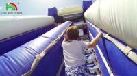 China High Quality Commercial Large Triple Inflatable Water Slide 3 Lane High Tide Inflatable Water Slide for sale
