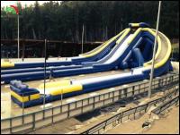 China High Quality Giant Adults 3 Lane Trippo Water Slide Inflatable Commercial for sale