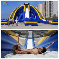 China High Quality Giant Adults 3 Lane Trippo Water Slide Inflatable Commercial for sale