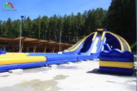 China High Quality Giant Adults 3 Lane Trippo Water Slide Inflatable Commercial for sale