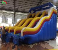 China Inflatable Dry Slide Outdoor Bouncy Inflatable Water Slides For Pool Inflatable Slides For Water Park for sale