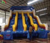 China Inflatable Dry Slide Outdoor Bouncy Inflatable Water Slides For Pool Inflatable Slides For Water Park for sale