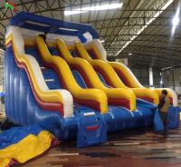 China Inflatable Dry Slide Outdoor Bouncy Inflatable Water Slides For Pool Inflatable Slides For Water Park for sale