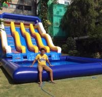 China Inflatable Dry Slide Outdoor Bouncy Inflatable Water Slides For Pool Inflatable Slides For Water Park for sale