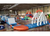 China Durable 0.9mm PVC Tarpaulin Inflatable Floating Water Park For Adult & Kids for sale