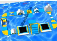 China Durable 0.9mm PVC Tarpaulin Inflatable Floating Water Park For Adult & Kids for sale