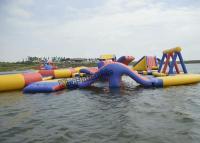 China Commercial PVC Tarpaulin Inflatable Water Parks , Splash Water Playground Equipment for sale