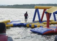 China Commercial PVC Tarpaulin Inflatable Water Parks , Splash Water Playground Equipment for sale